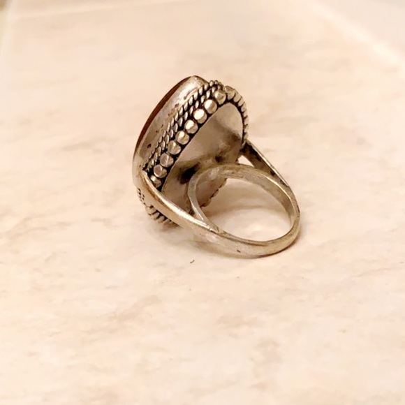 Club Monaco | Jewelry | Club Monaco Amber Stone Ring | Poshmark